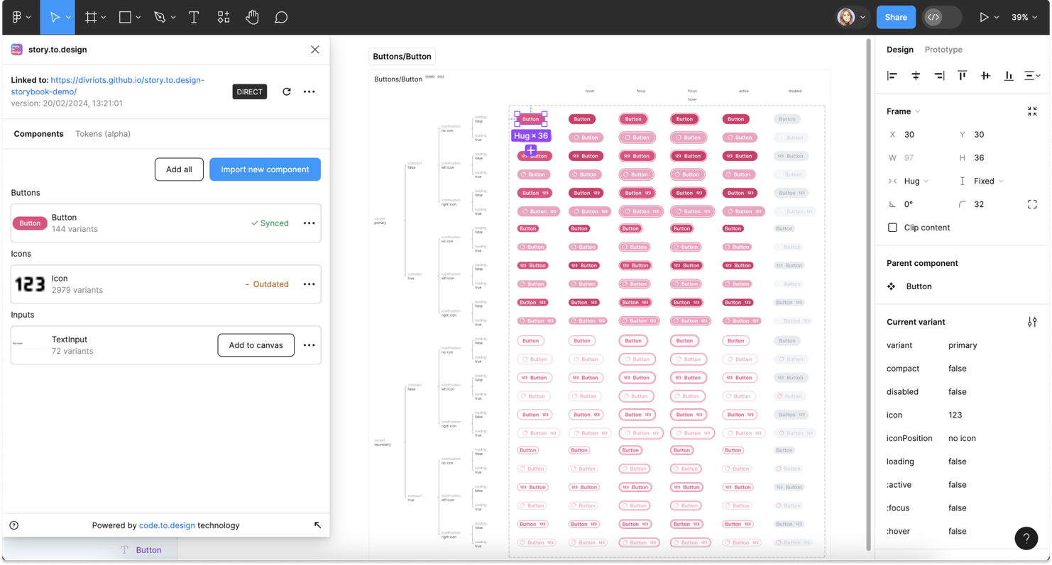 story.to.design supports the new Storybook 8